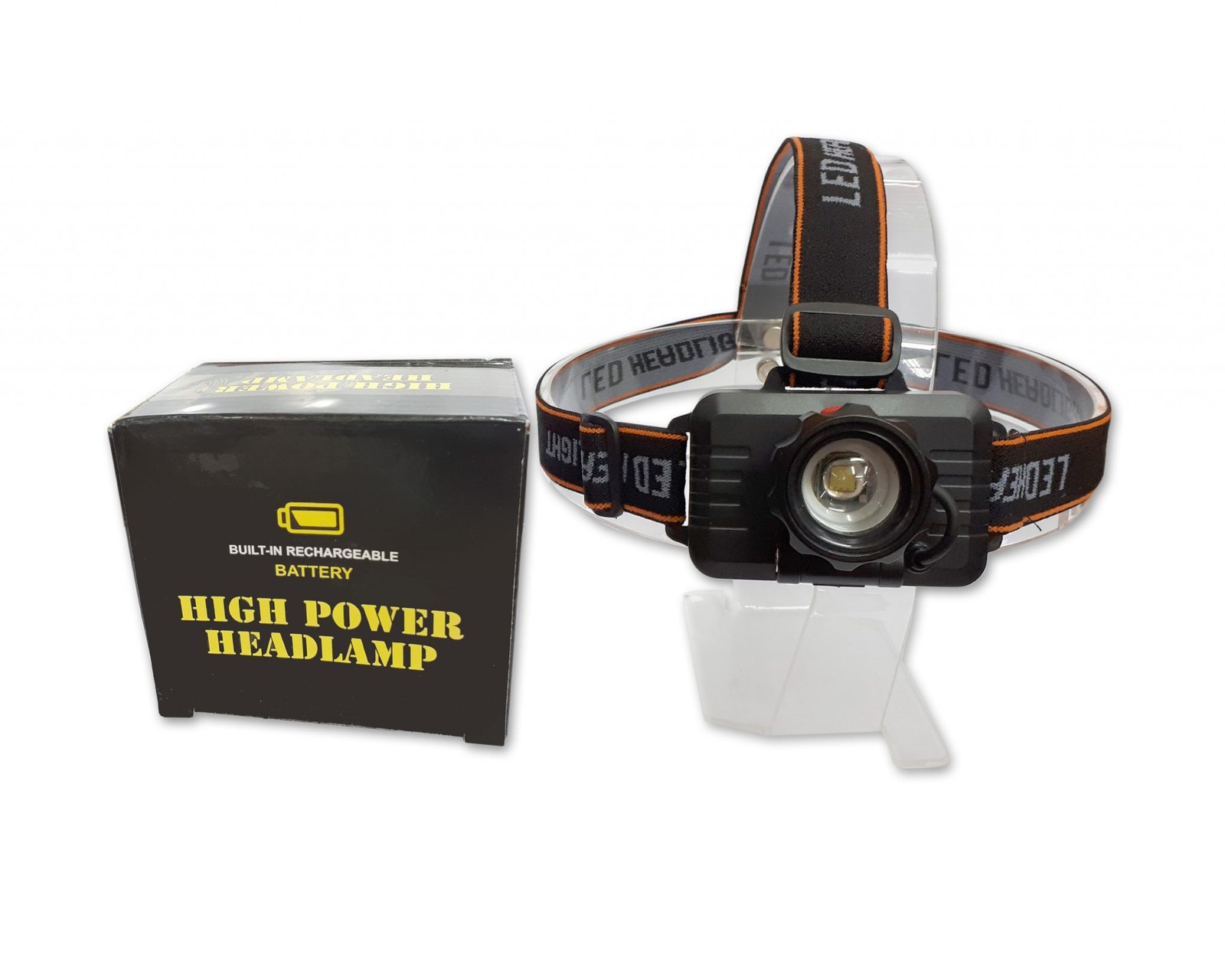 HEAD LAMP HIGHPOWER - Head Protection, LED Bulb, USB, Rechargeable with ...