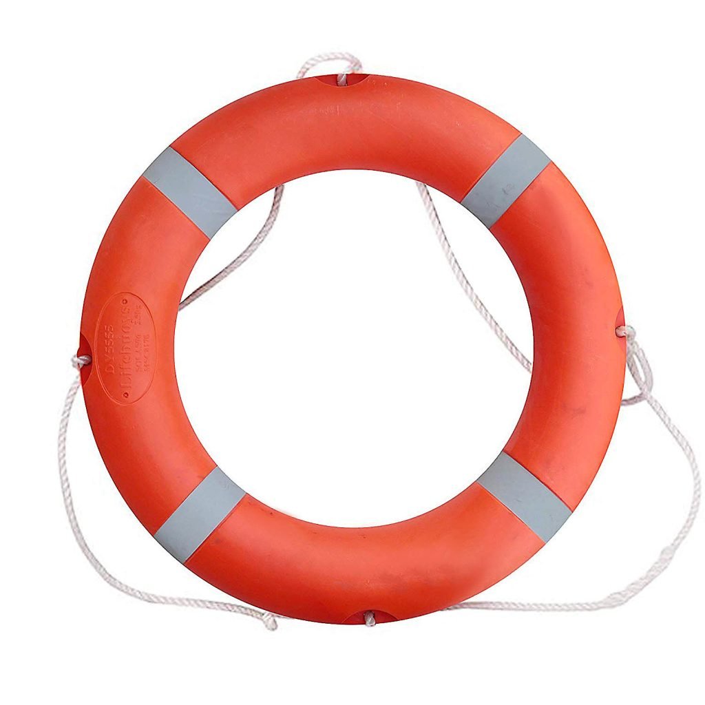 Lifebouy Ring 2.5 Kgs - AAA - HIGH DENSITY POLYETHYLENE MATERIAL - AAA Safe