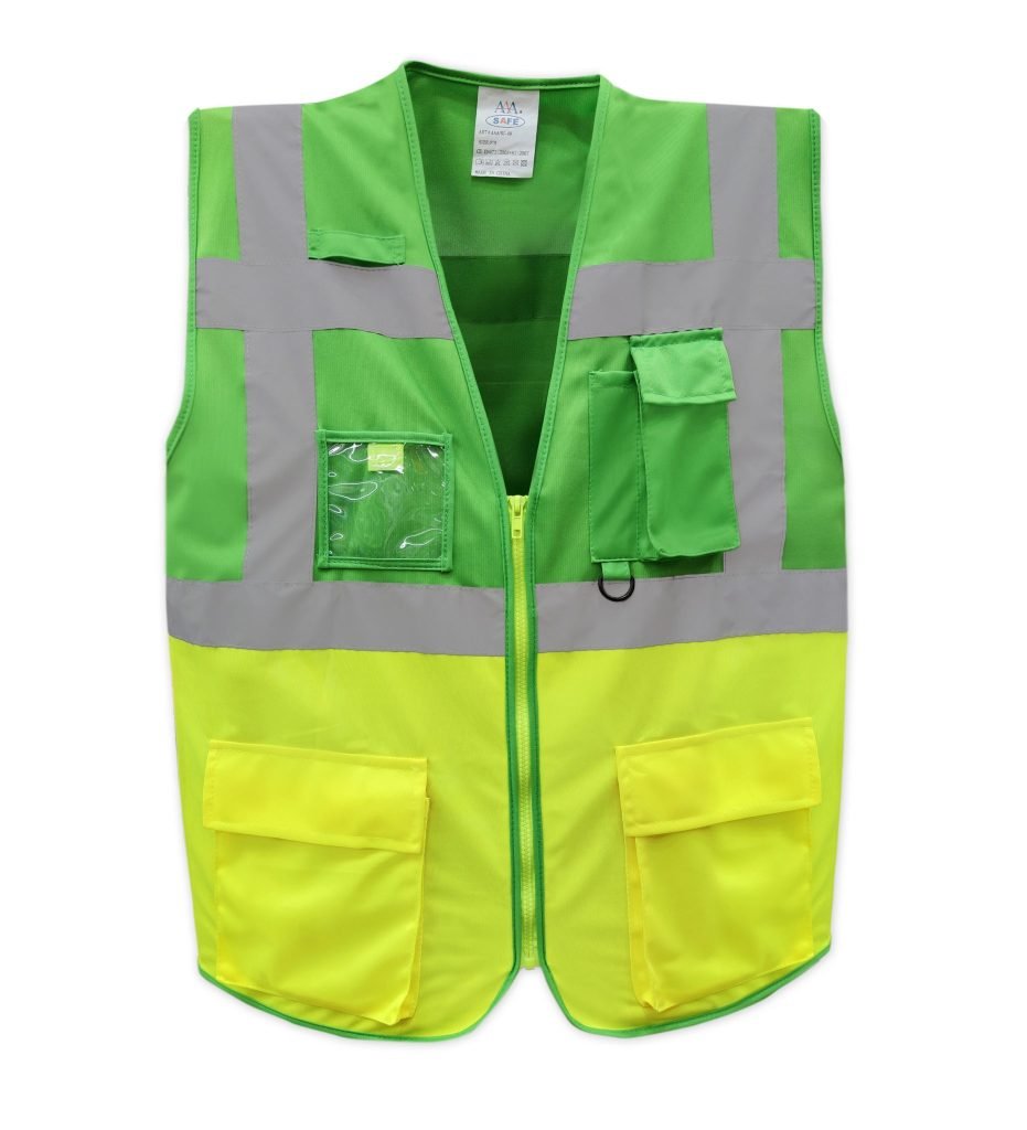 AAA SAFE SAFETY JACKET AAA/SJ-69 - Duo Colored Safety jacket with high ...