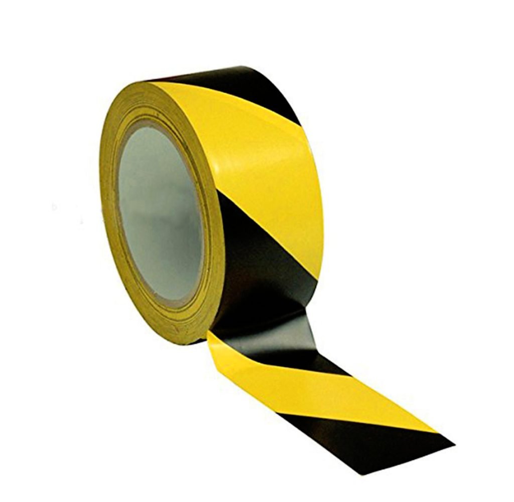 WARNING TAPE DOUBLE SIDED 3 Inch X 350 Meters - Striking Color For High ...