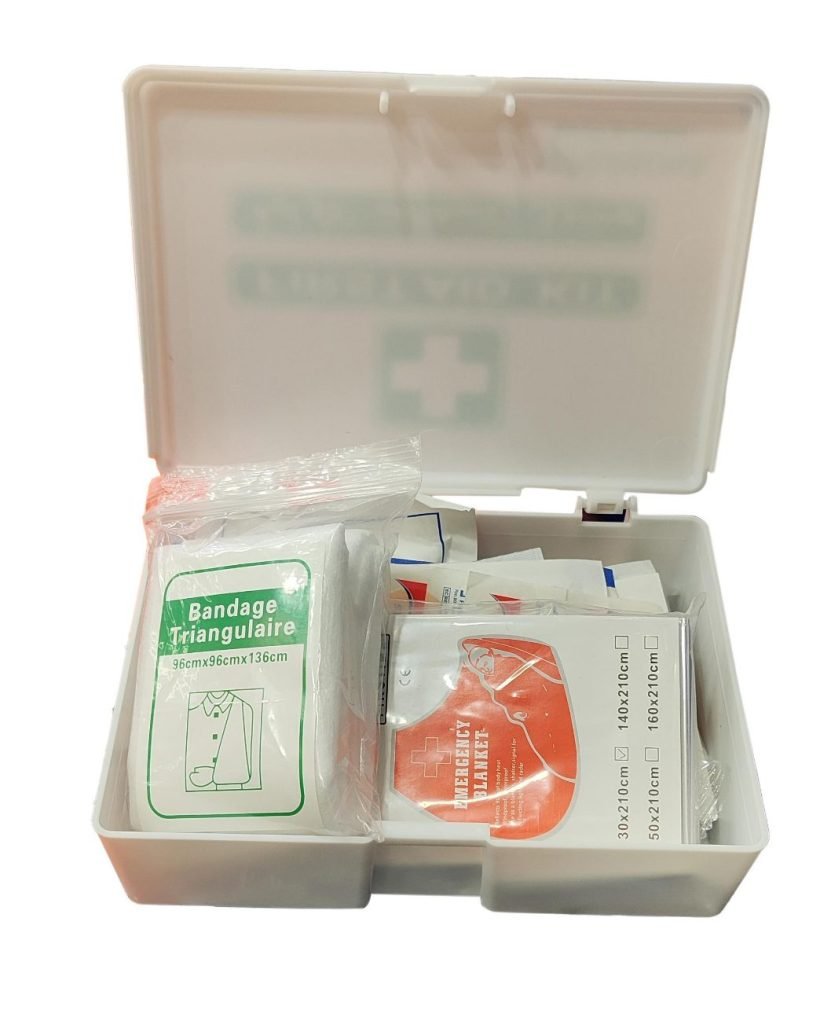 FIRST AID KIT 10 PERSON WHITE BOX - AAA Safe Dubai