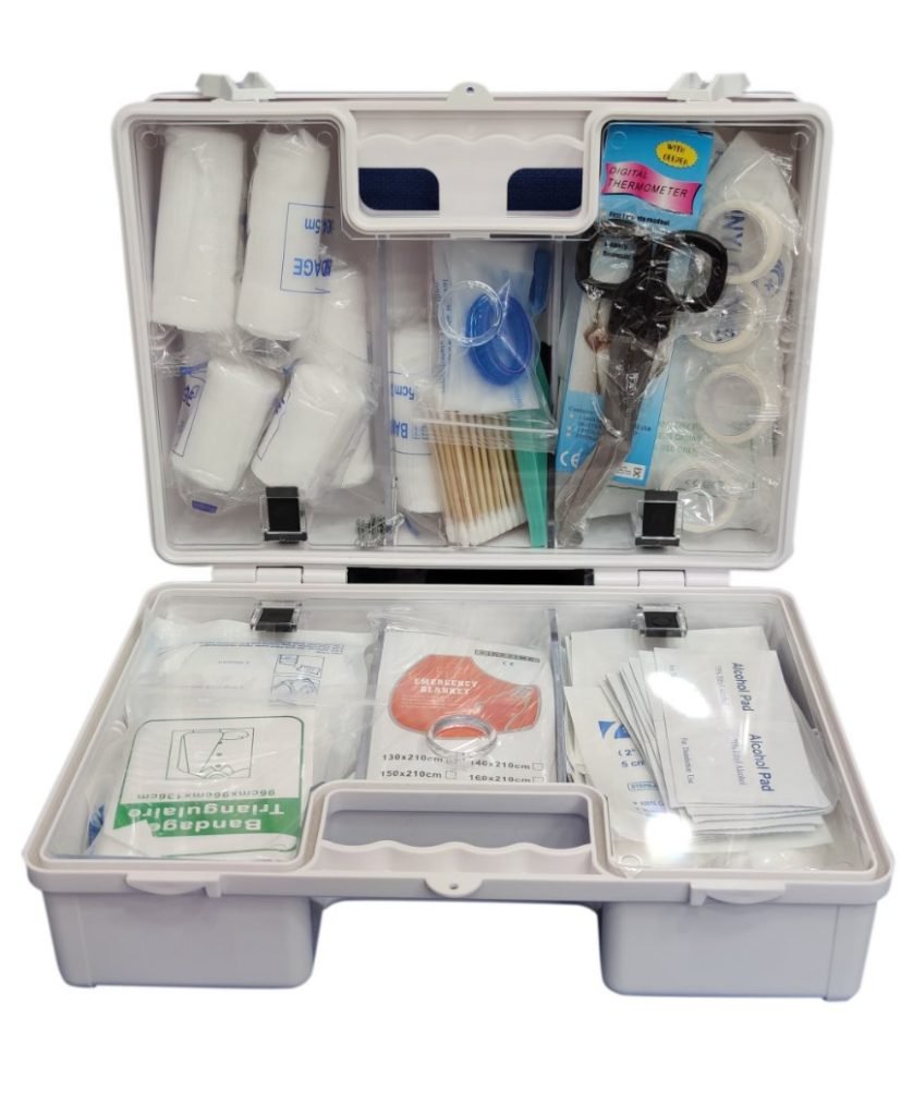 FIRST AID KIT 25 PERSON WHITE BOX - AAA Safe Dubai