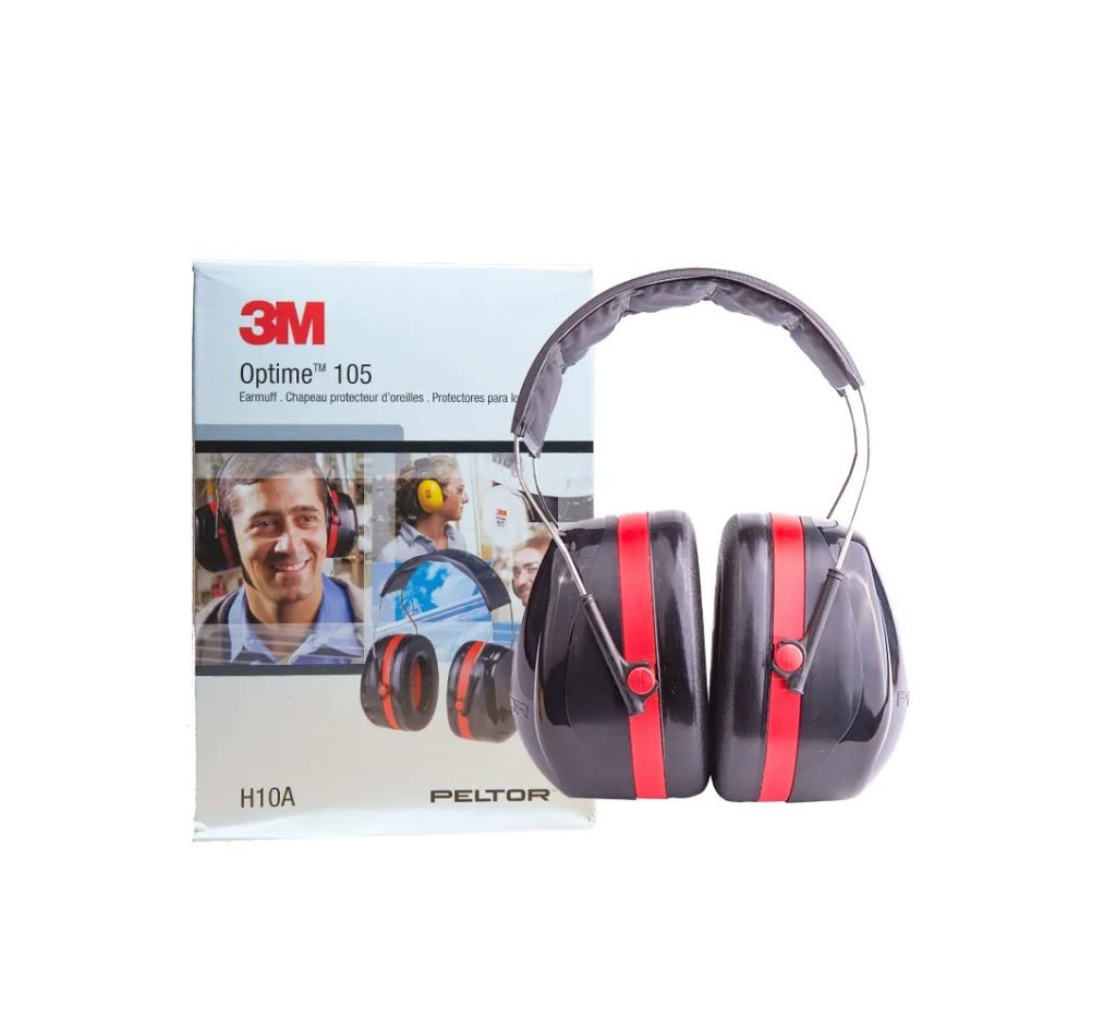 3M Peltor Optime 105 Over-the-Head Earmuffs (H10A): High Noise ...