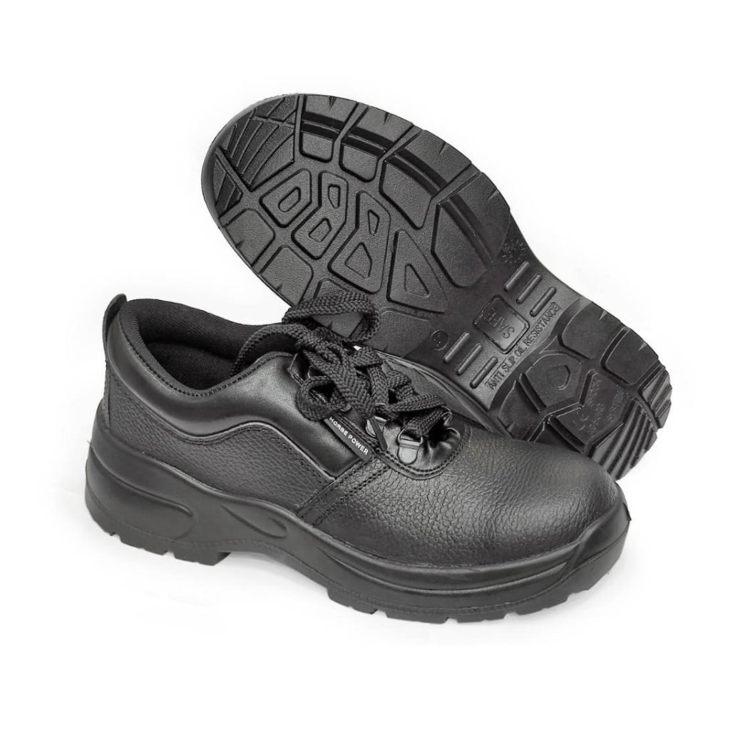 Horsepower Low Safety Shoes: Genuine Leather Comfort & S1 Protection ...
