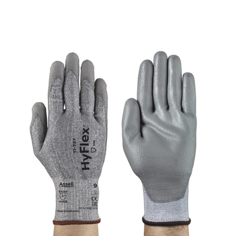 Ansell HyFlex 11-727 Safety Gloves - Cut Resistant Industrial Gloves