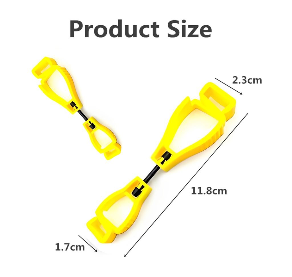GLOVES CLIP - ANTI-LOST FASTENER HOOK FIXING BUCKLE GRABBER HOLDER CLIP ...