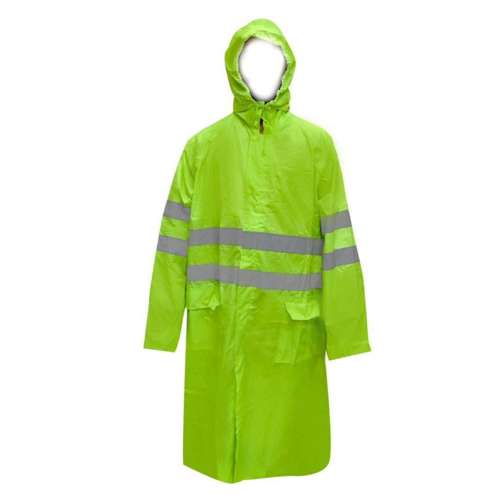 AAA RAINCOAT HI-VISIBILITY - RCT-03 -170 TC TAFETTA FABRIC MATERIAL ...
