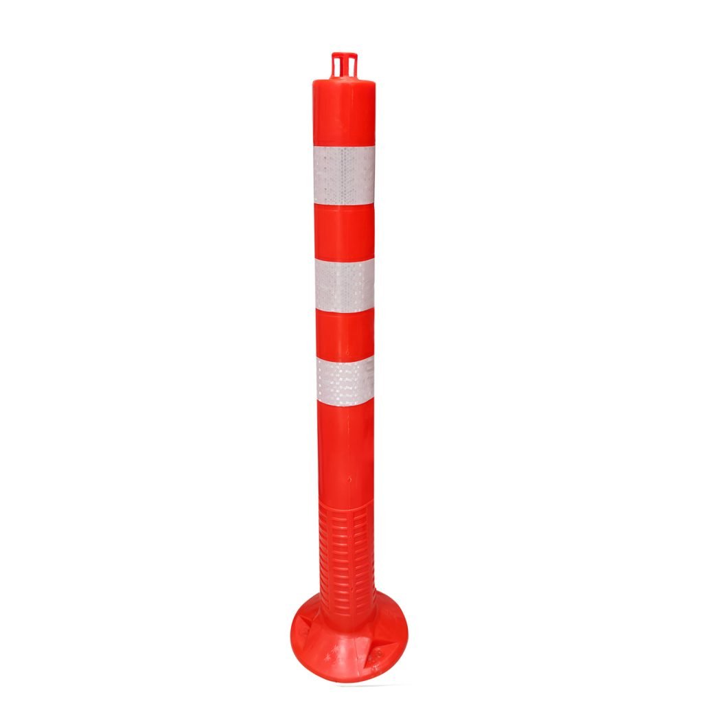 Traffic Pole 1 Meter Dubai – Road Delineation Pole - AAA Safe Dubai